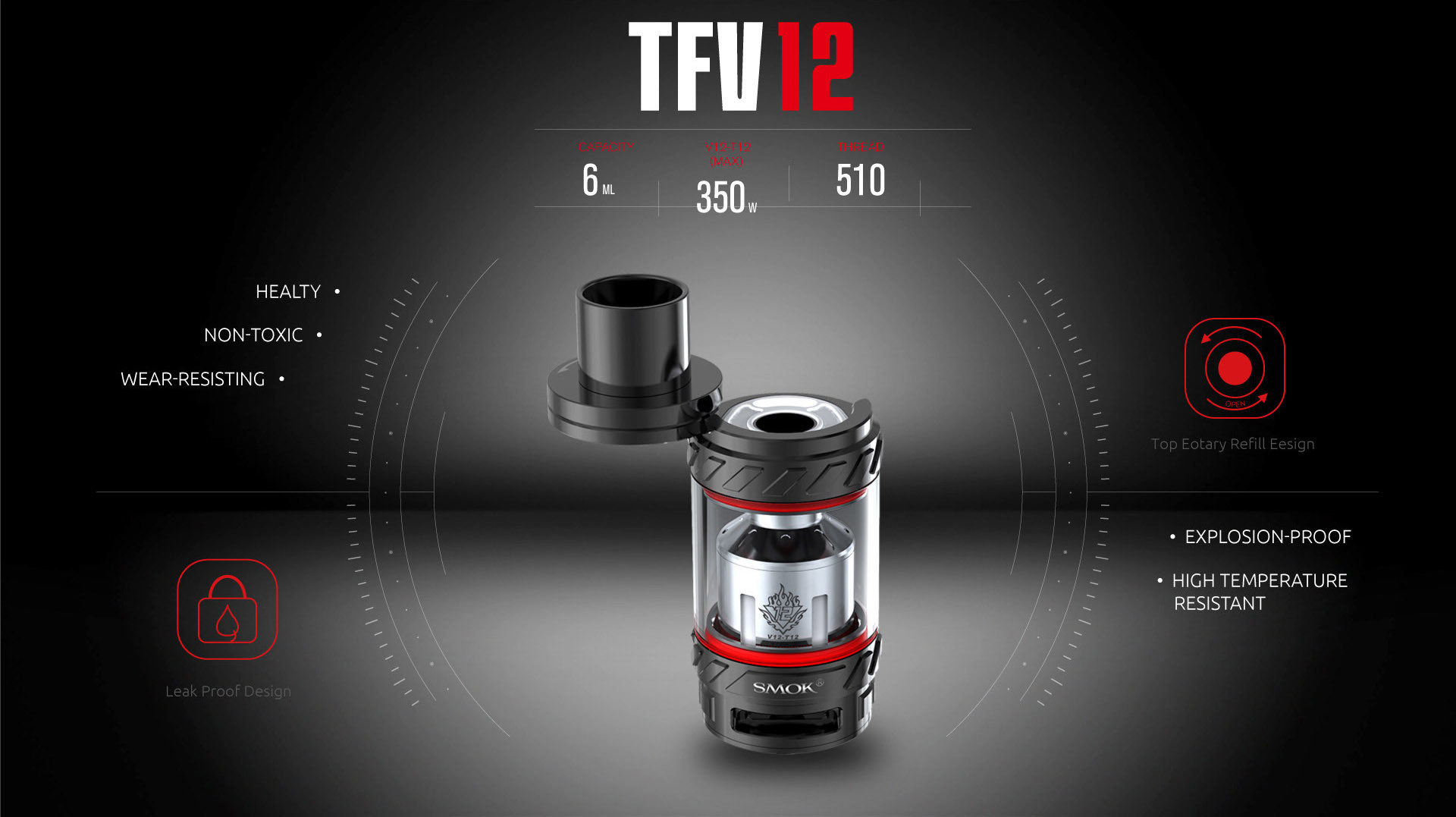 Smok - TFV12 Cloud Beast | ESF Elektronik Sigara - Tam Bağımsız Bilgi ...