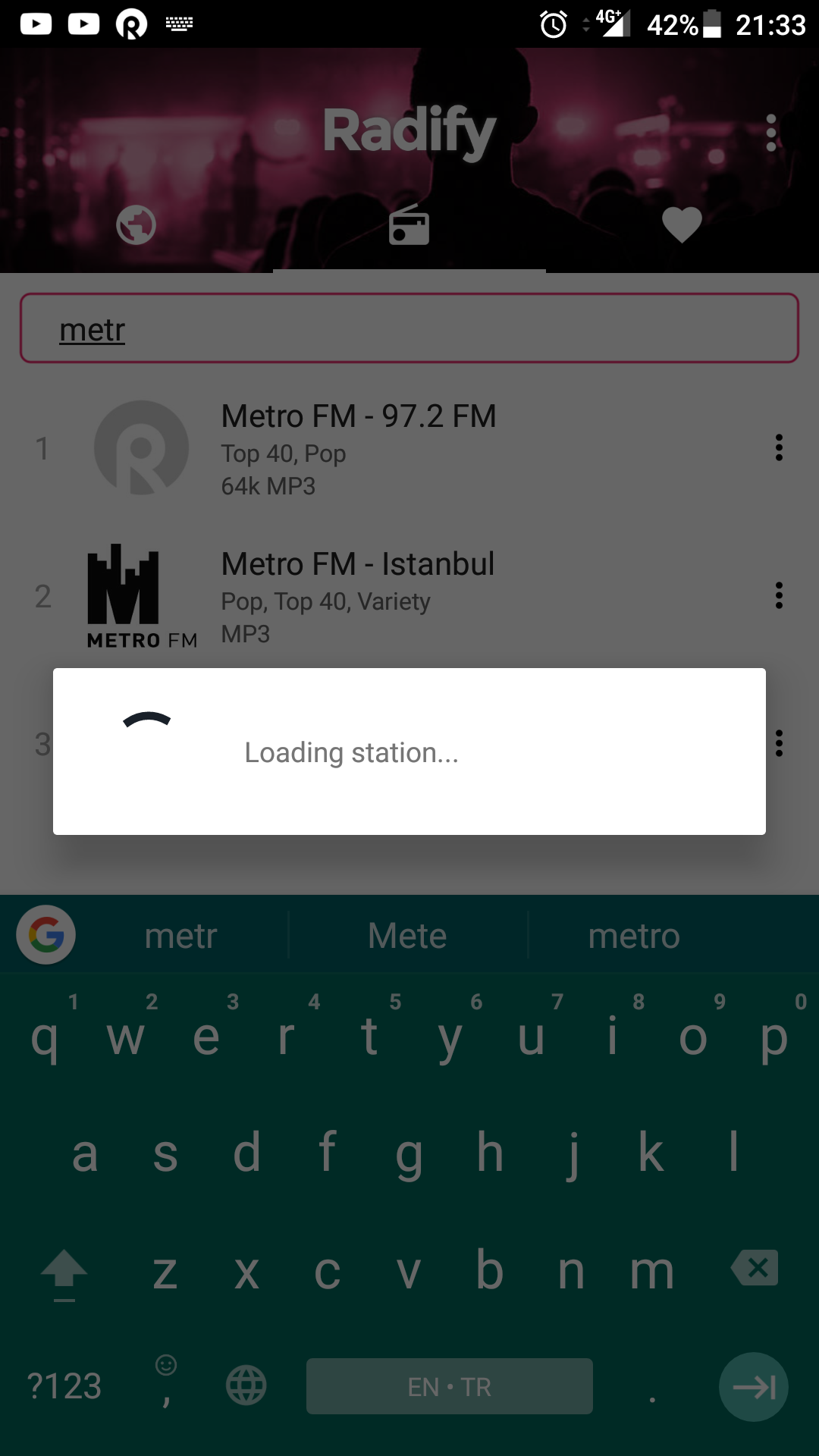 [App][4.1+] Radify - Internet Radio (Over 200 countries and 25000 ...