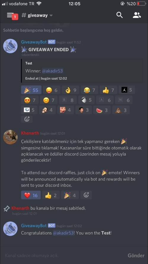 Knight Online discord N-points etkinliği