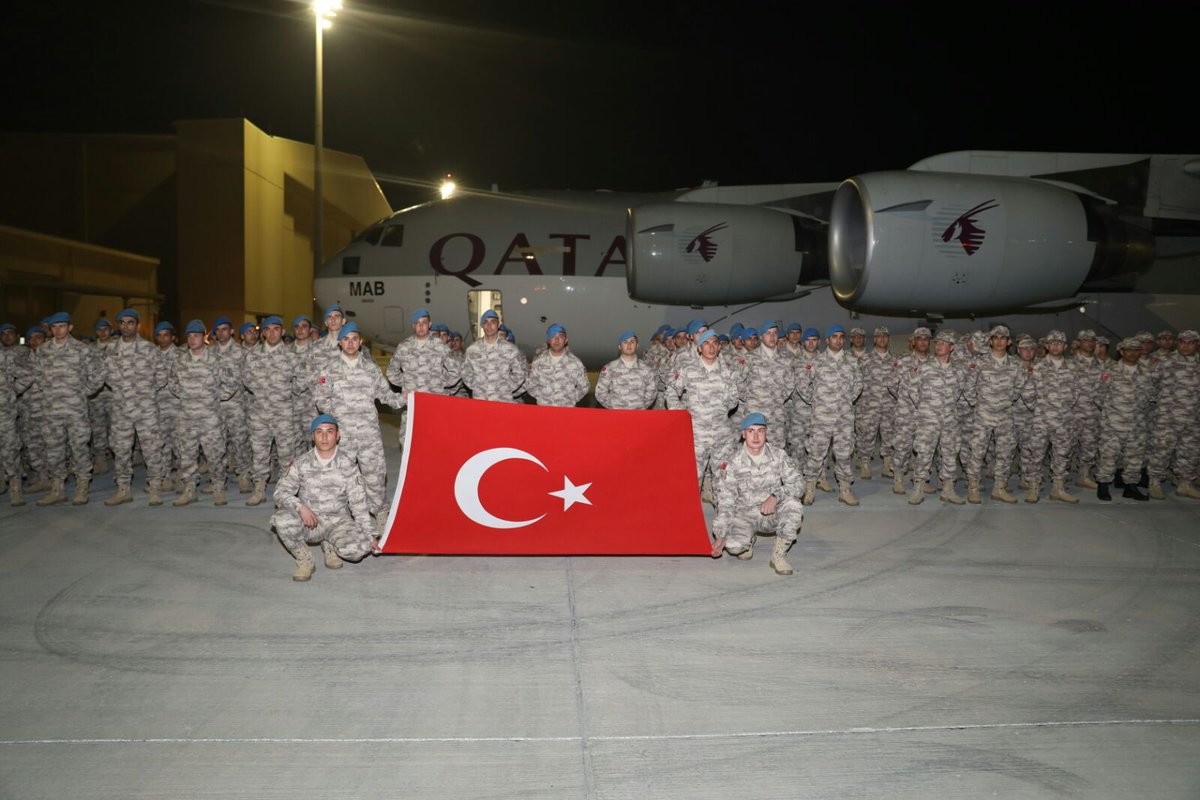 New group of Turkish Armed Forces (TSK) arrived in Doha, the capital of ...