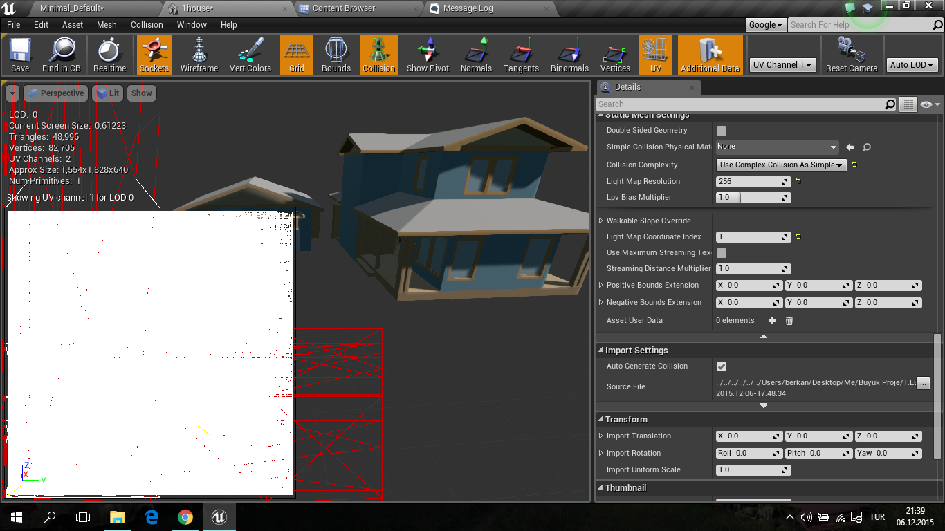 UV Map Sorunu | Unreal Engine Türkiye