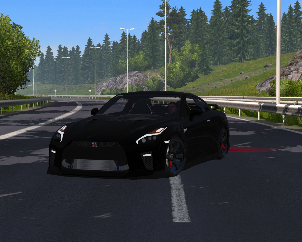 [ETS2] Nissan GTR 2017 Araç Modu | World Of Trucks Multiplayer Türkiye