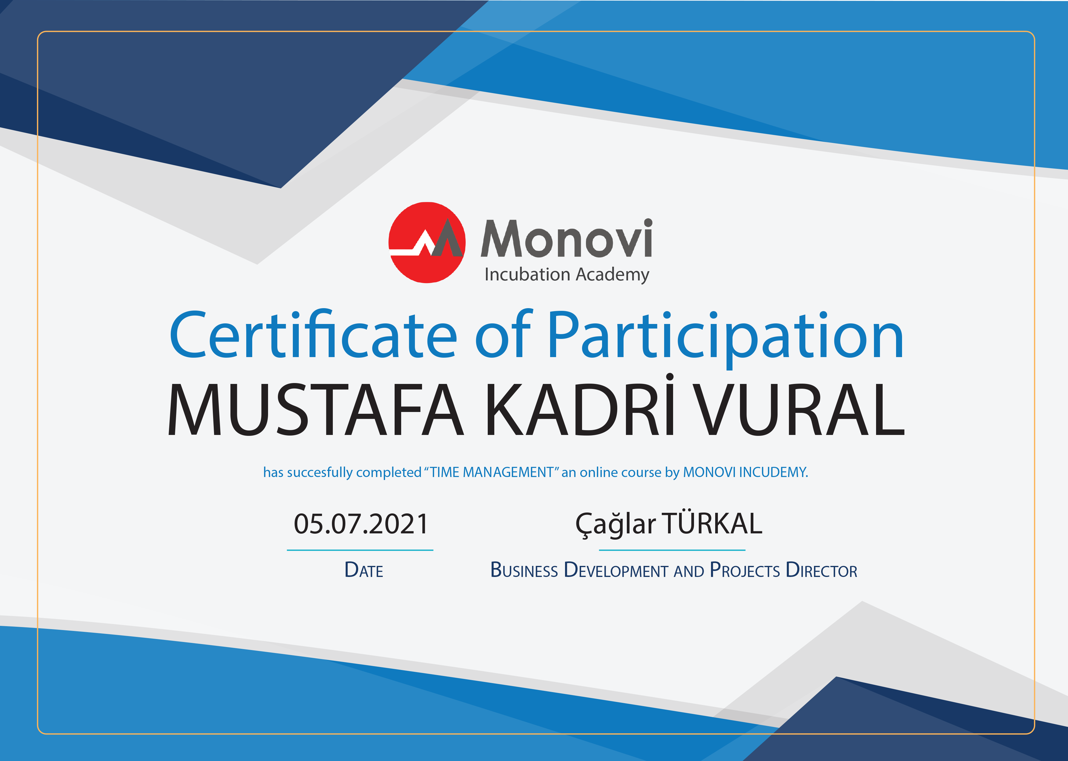Mustafa Kadri Vural - Monovi Information Technology A.S. | LinkedIn