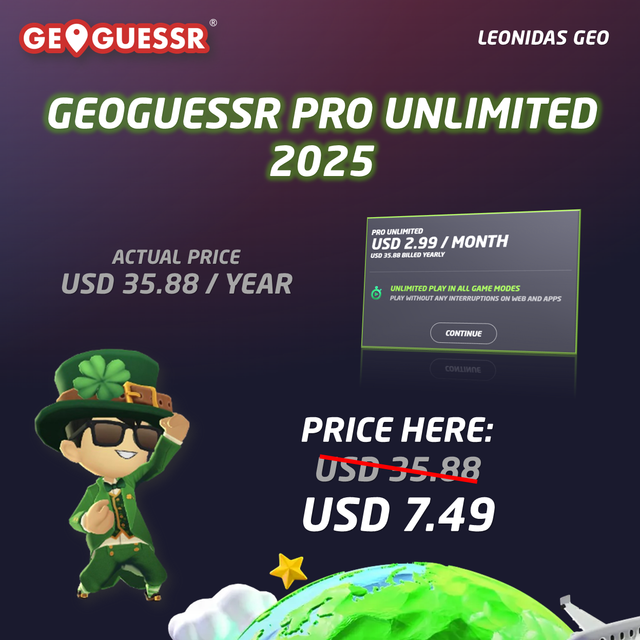 GeoGuessr Account for Sale - Buy Cheap GeoGuessr Pro Accounts