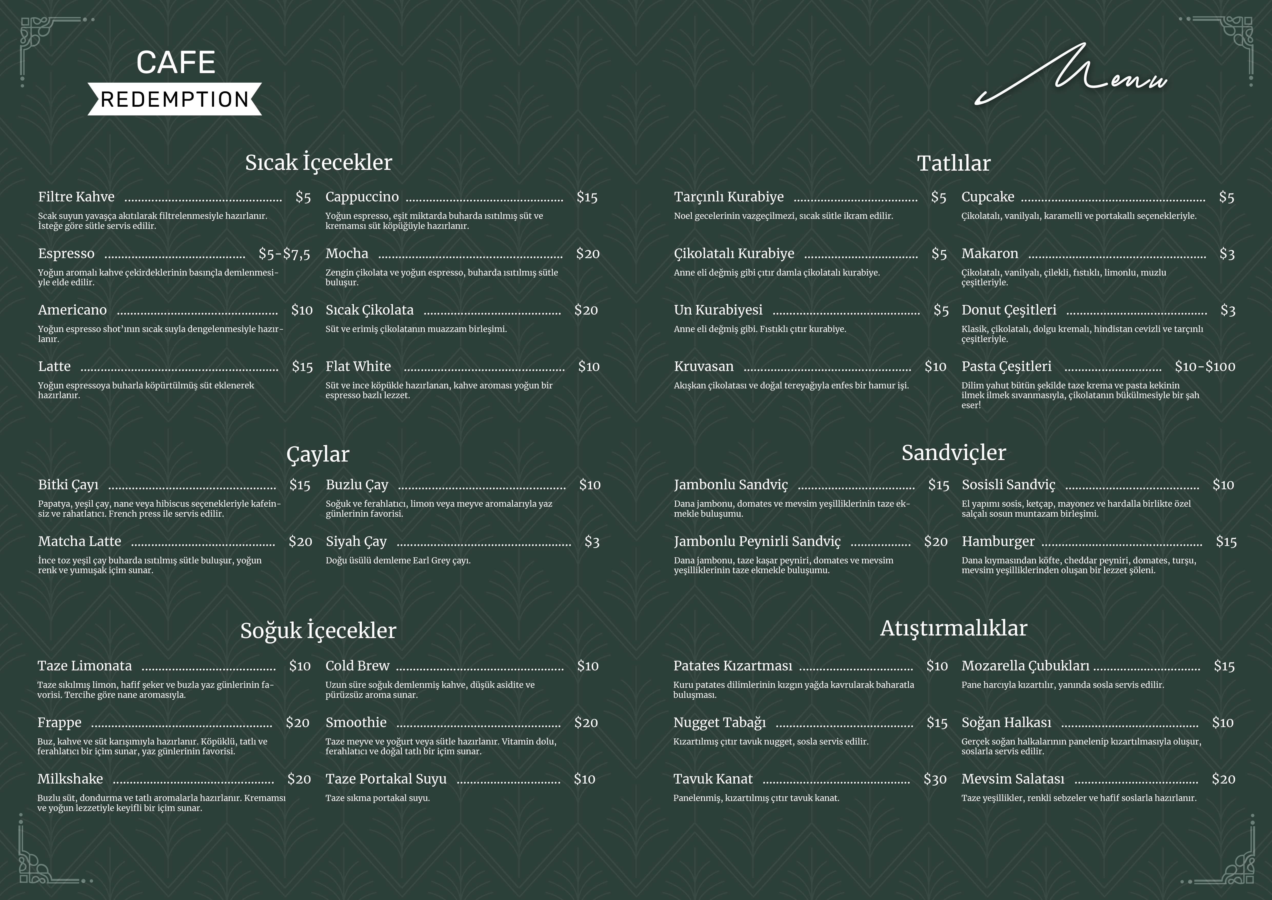 CAFE REDEMPTION