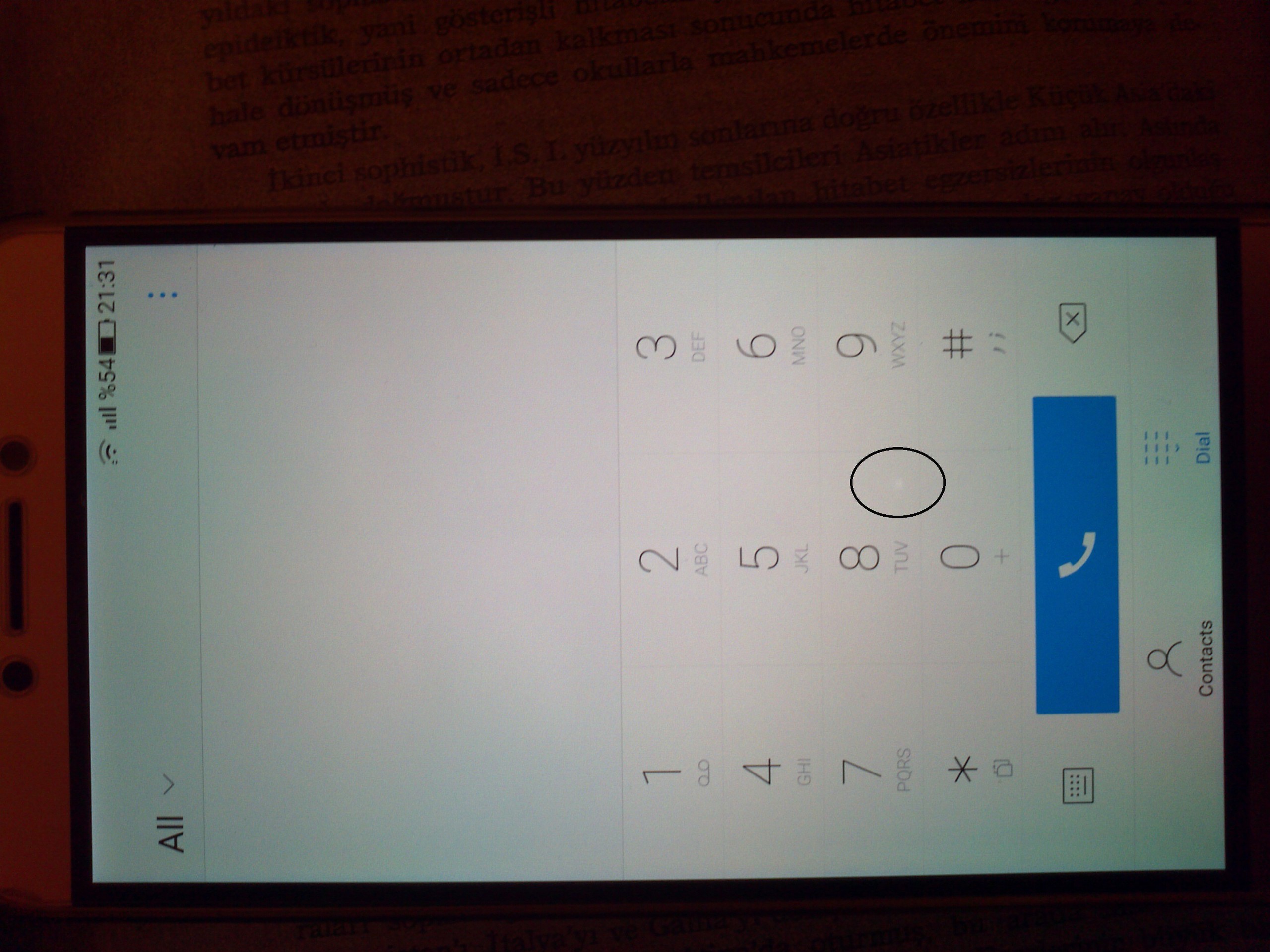White Shiny Stain On The Screen | XDA Forums