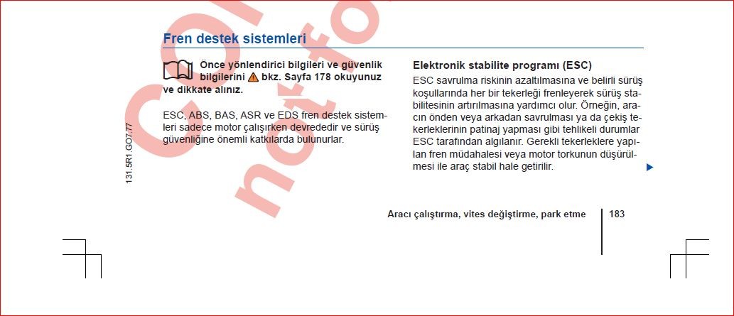 ESP ya da ESC nedir? (1) | Golftutkusu - Otomobil Tutkunlarının Adresi