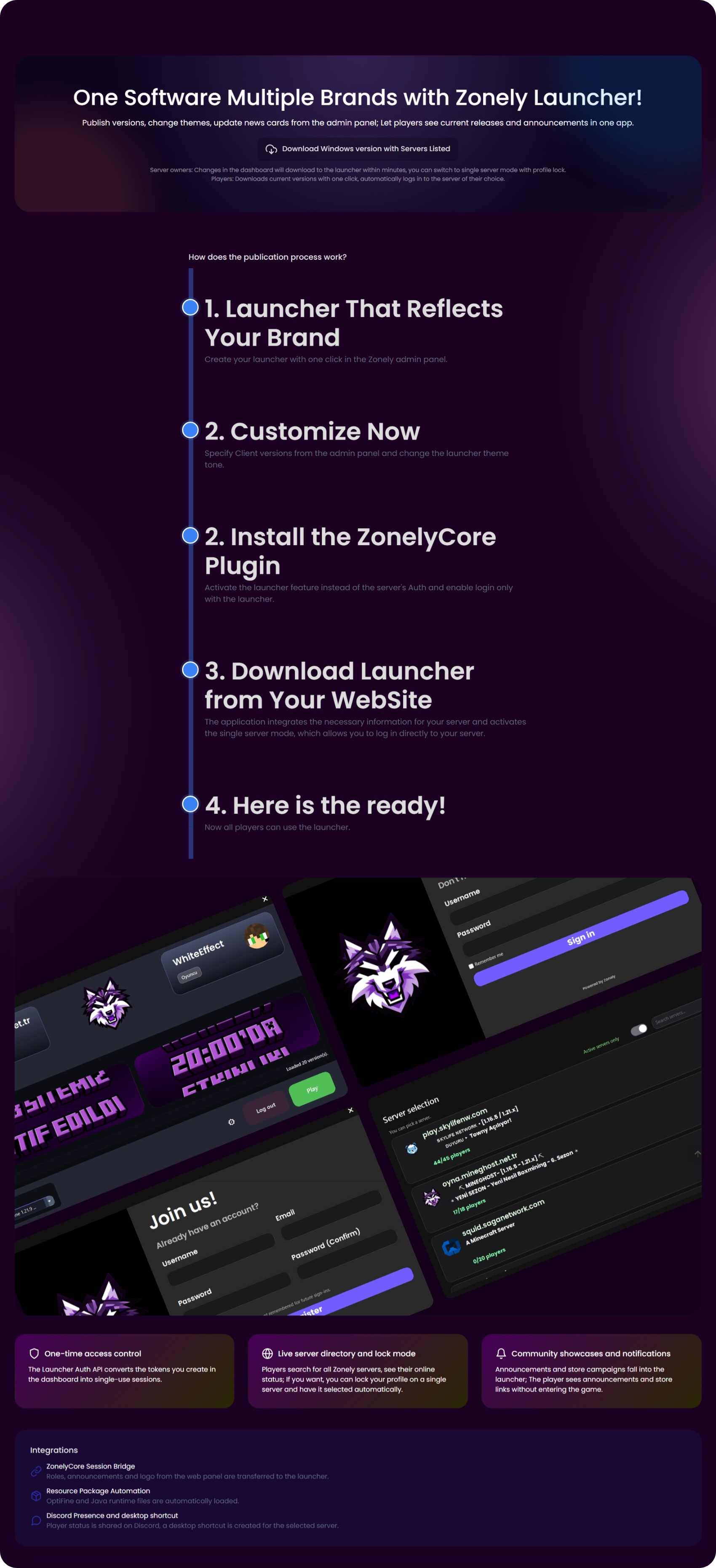 ZonelyLauncher - Minecraft Launcher | SpigotMC - High Performance ...