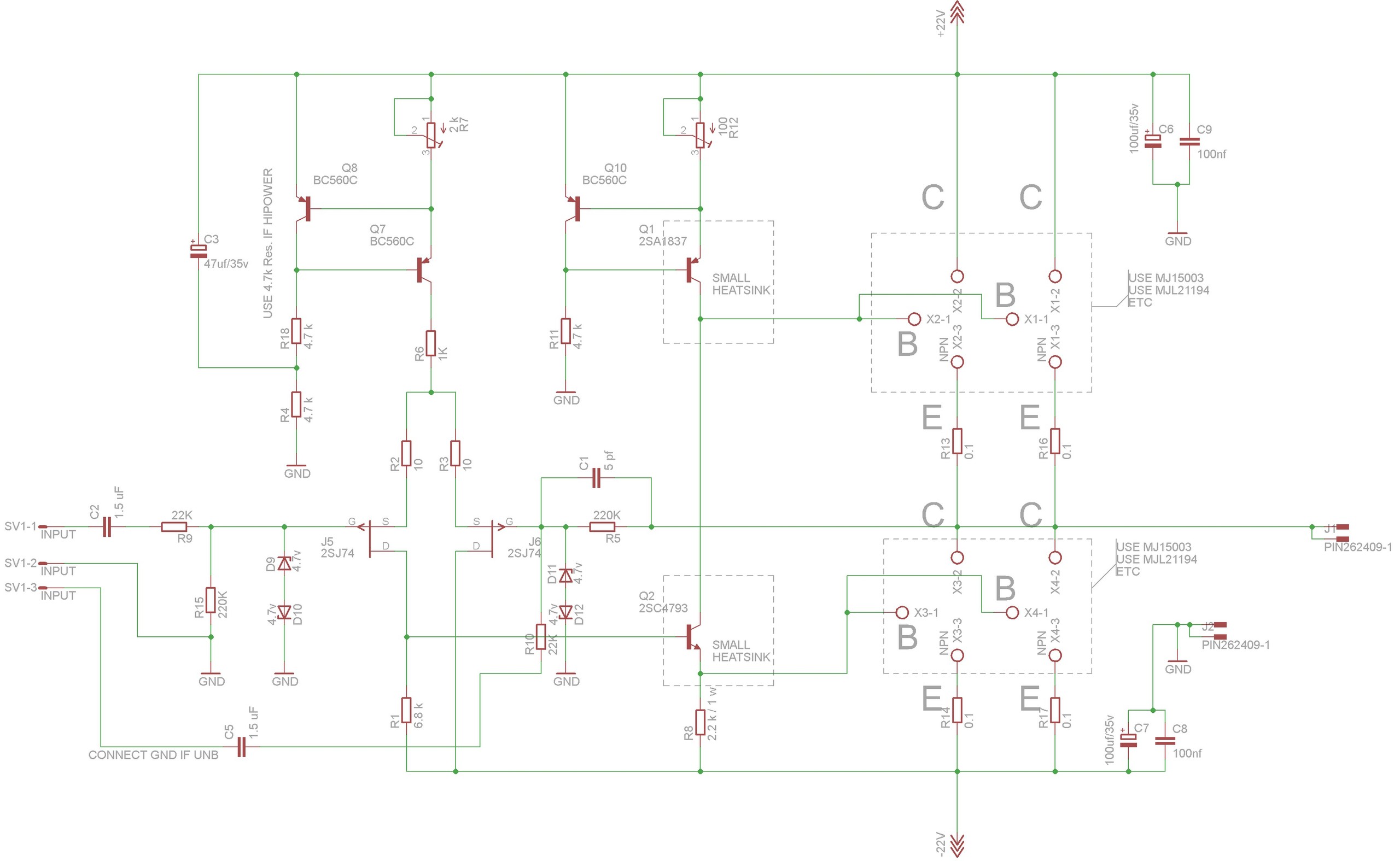 JLH Class A, balanced Jfet input design | diyAudio