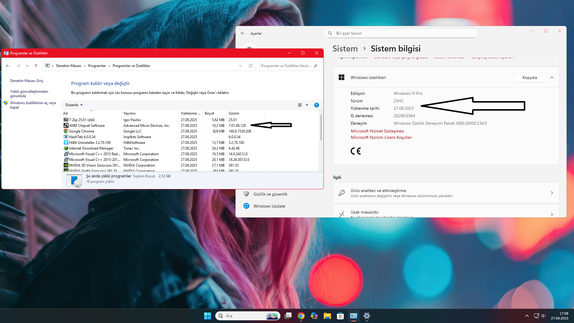 Windows 11 25h2 26200.6584 Rtm İsolar - Windows 11 - TNC-TR